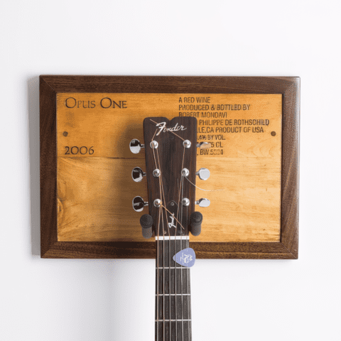 Wine Crate Guitar Rack -Caymus | Alpine Wine Design