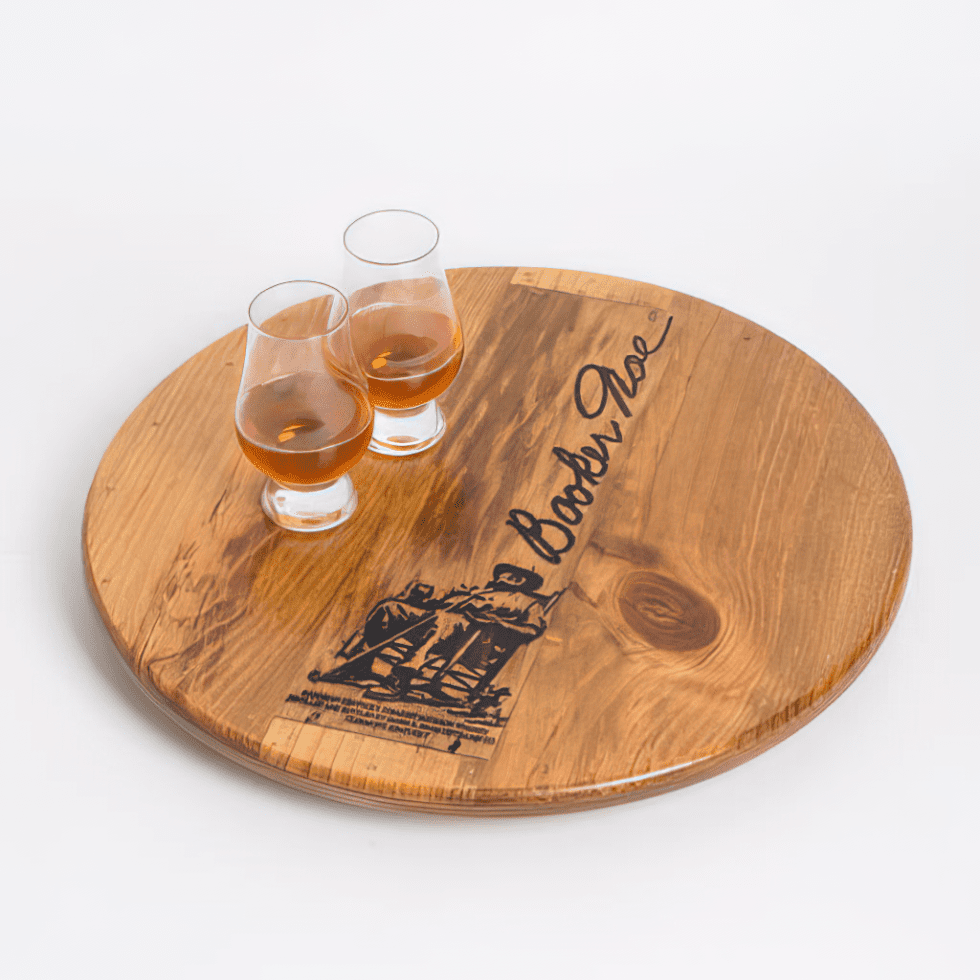 Booker Noe Bourbon Crate Lazy Susan | Alpine Wine Design