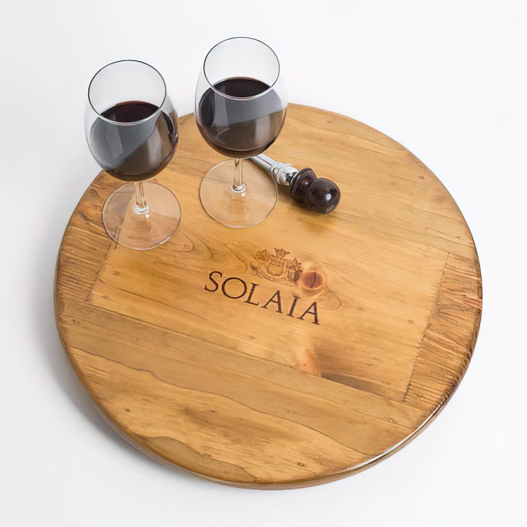 Solaia Crate Lazy Susan | Alpine Wine Design