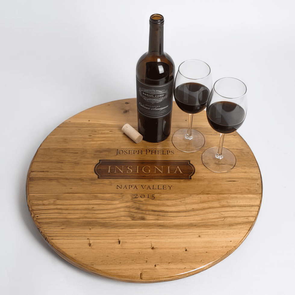 Large Insignia Crate Lazy Susan | Alpine Wine Design