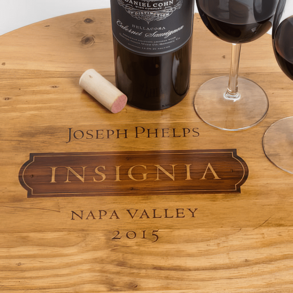 Large Insignia Crate Lazy Susan | Alpine Wine Design