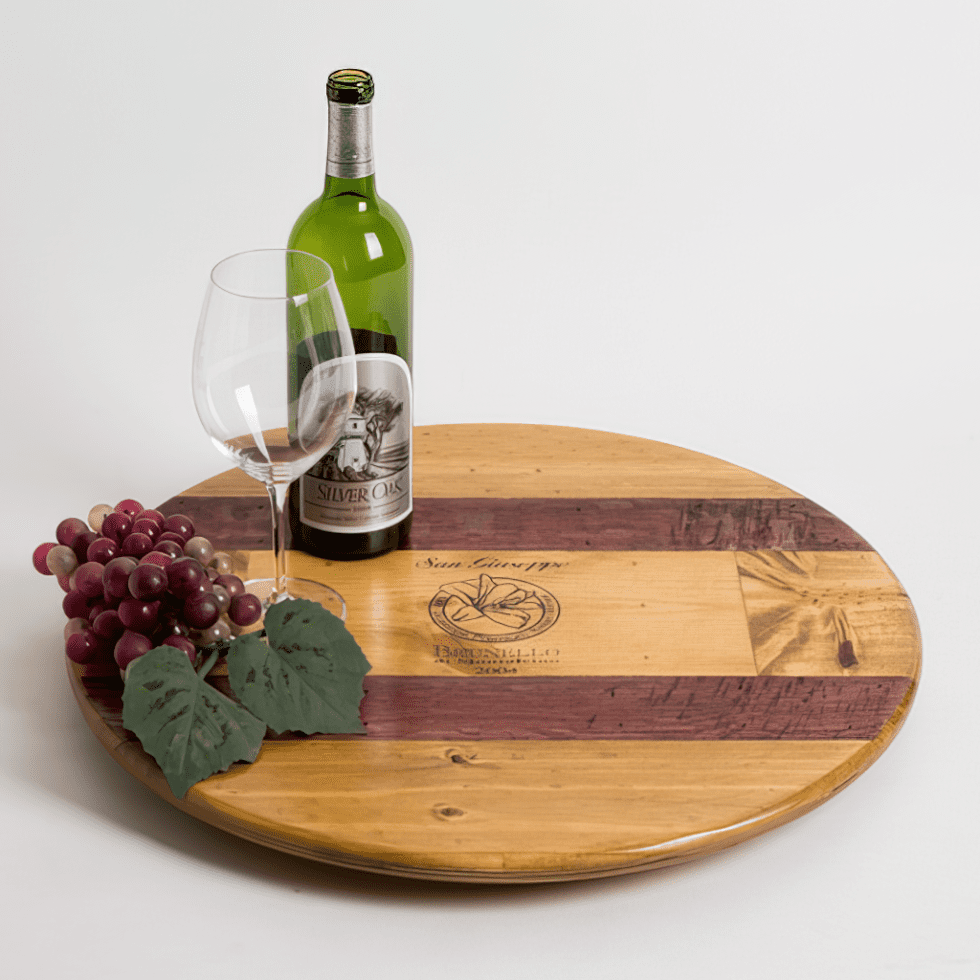 Large San Giuseppe Wine Crate Lazy Susan | Alpine Wine Design
