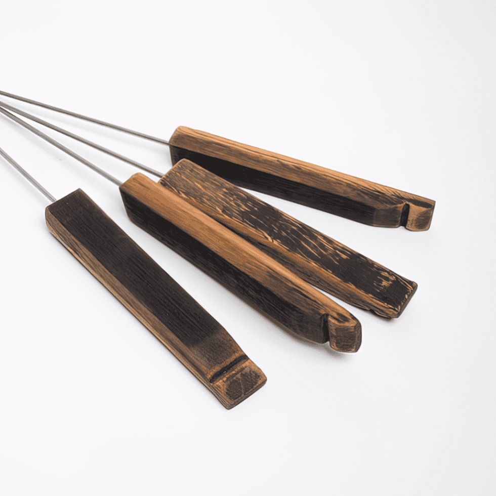Bourbon Barrel S’more Sticks -Set of 4 | Alpine Wine Design