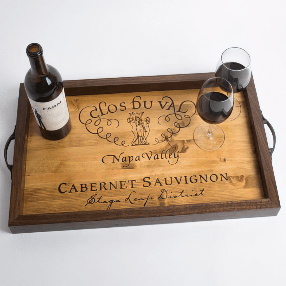 Clos Du Val Crate Tray | Alpine Wine Design