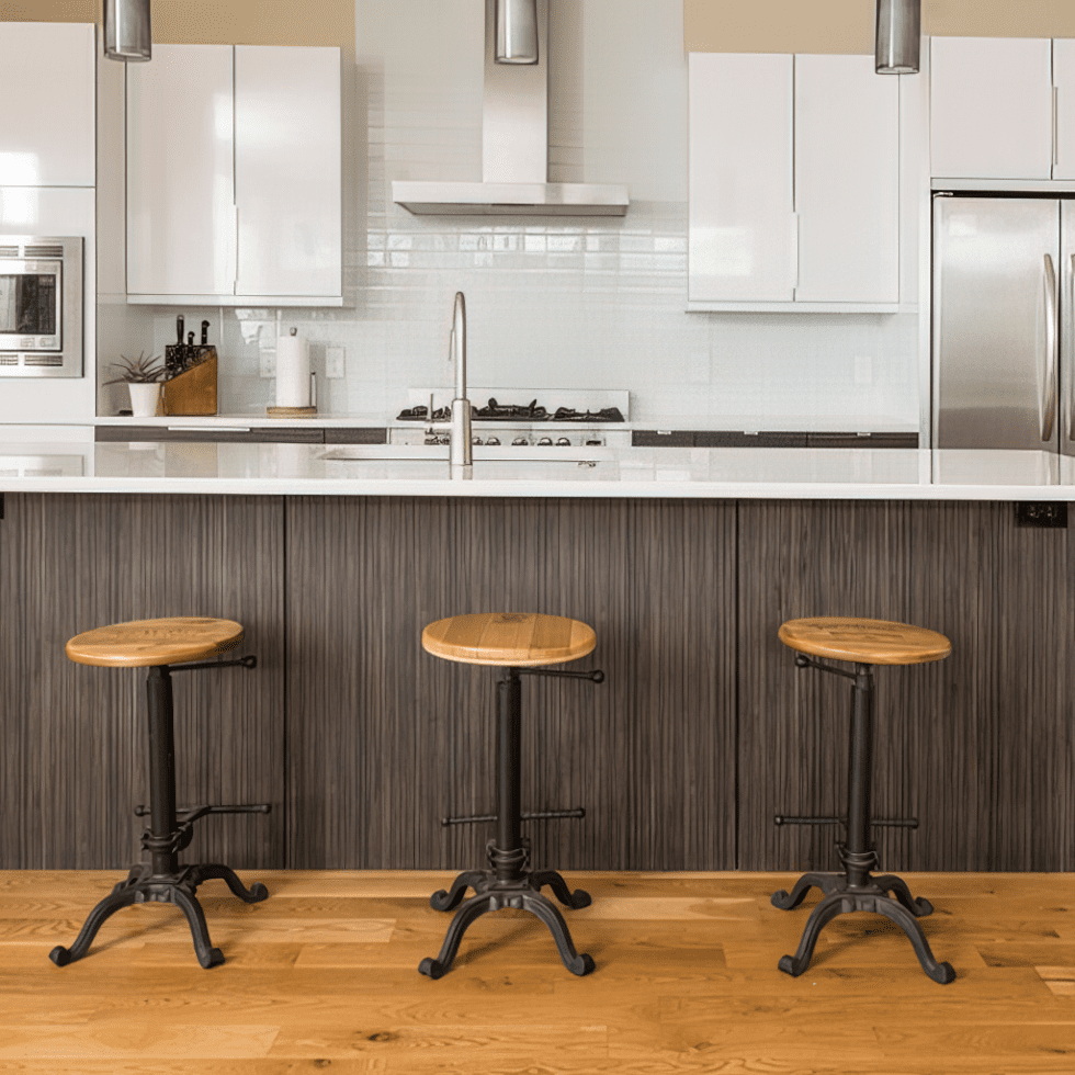 Wine Barrel Adjustable Stool -Natural | Alpine Wine Design