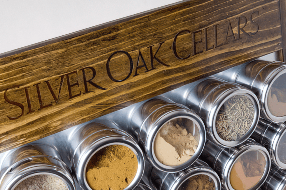 Wine Crate Spice Rack | Alpine Wine Design