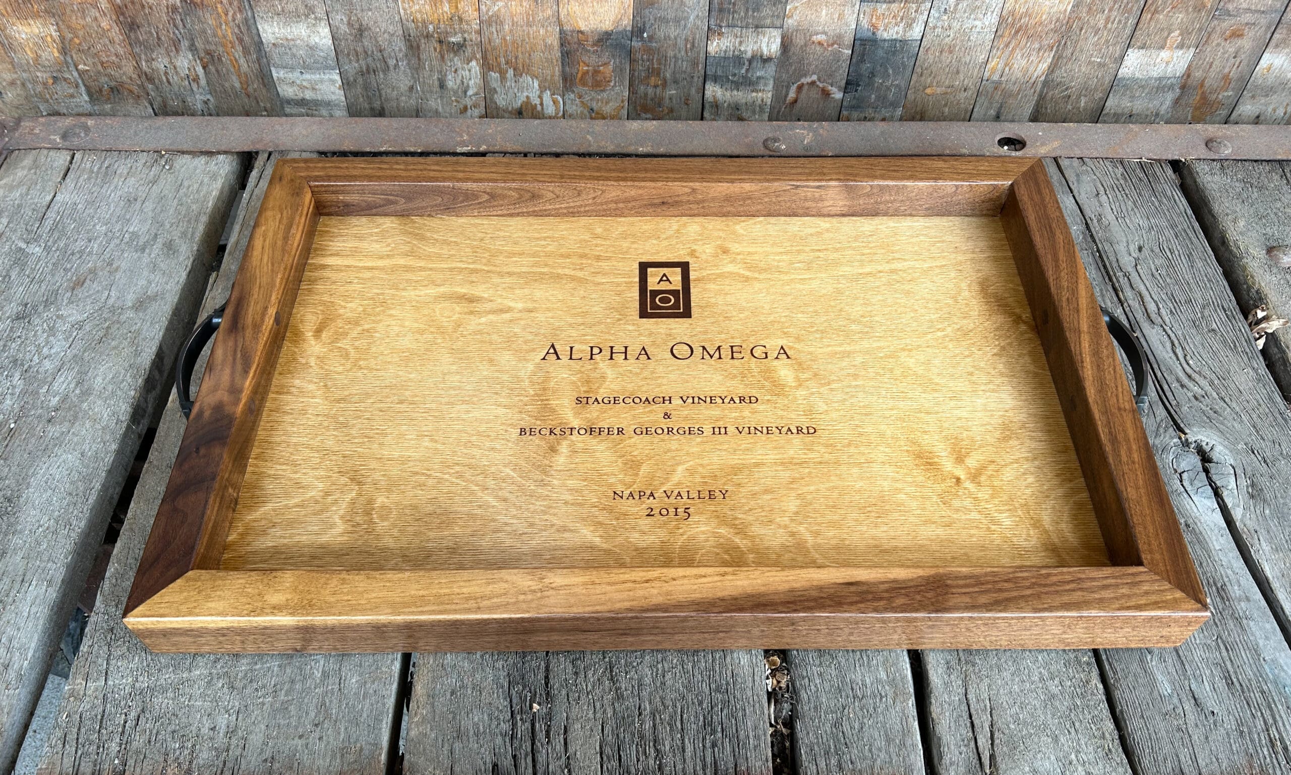Alpha Omega Crate Tray | Alpine Wine Design
