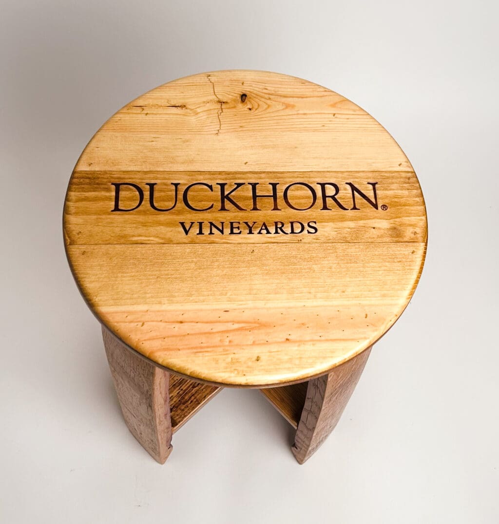 Guitar Stool -Duckhorn Crate Top | Alpine Wine Design
