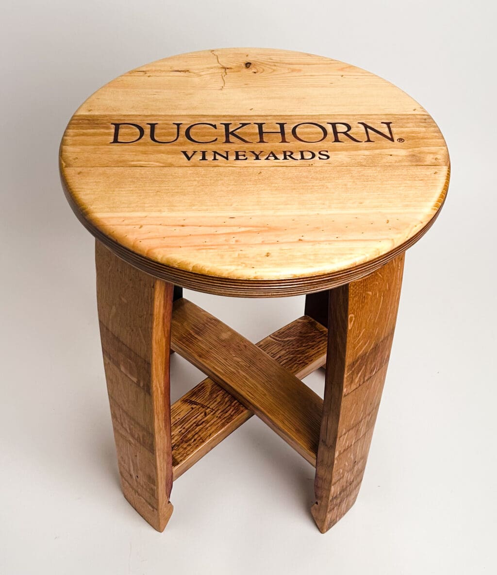 Guitar Stool -Duckhorn Crate Top | Alpine Wine Design